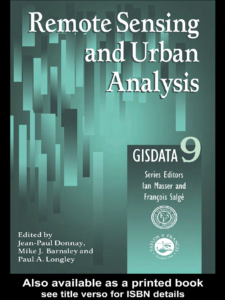 Remote Sensing and Urban Analysis | PDF | Remote Sensing