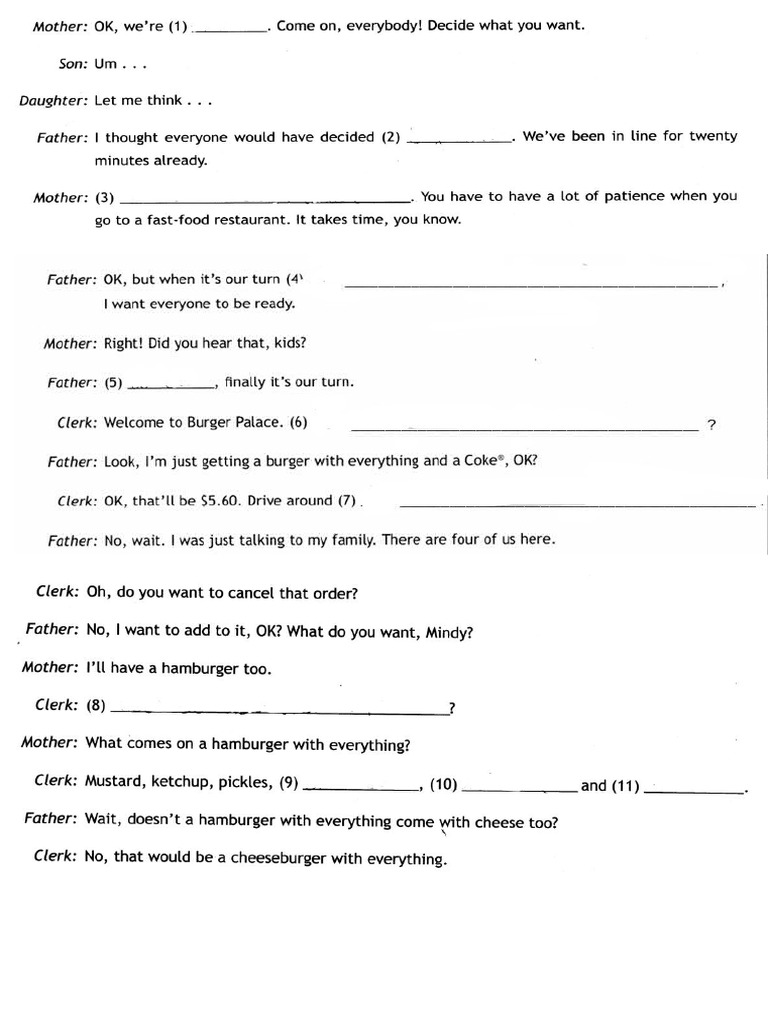 Ccaa 7 Filling English 7 Lesson 4 | PDF