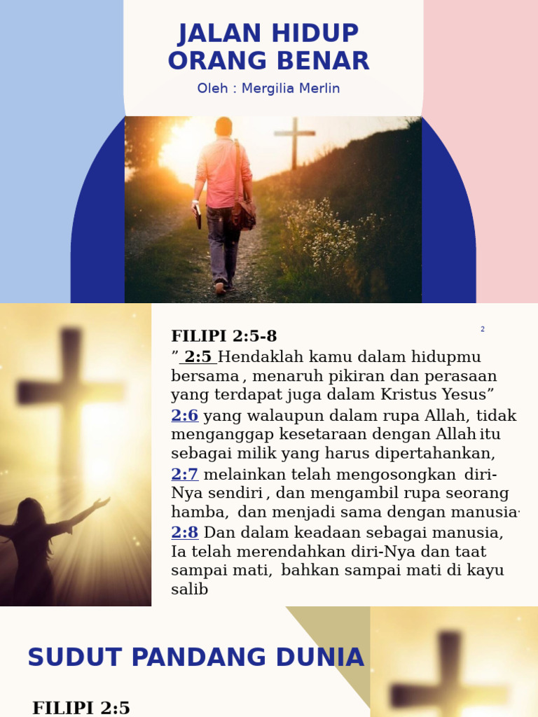 Pdkk St Lusia 12 Okt 2023 Jalan Hidup Orang Benar | PDF