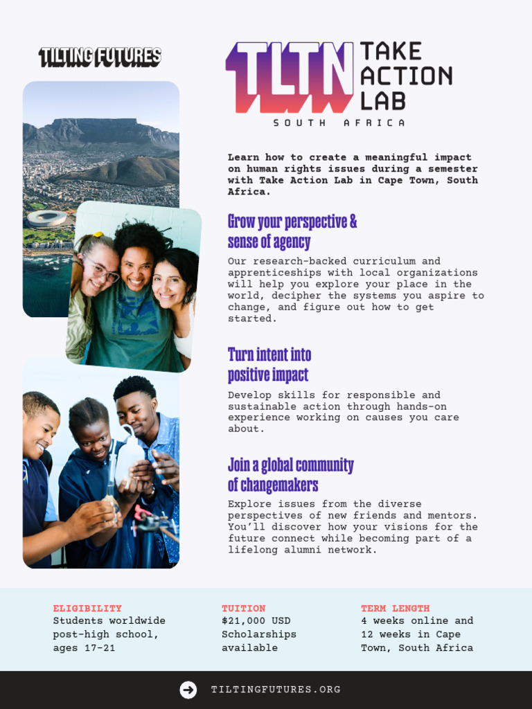 Take Action Lab - Human Rights - Flyer | PDF | Learning