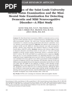 Slums | PDF | Geriatric Psychiatry | Cognitive Science