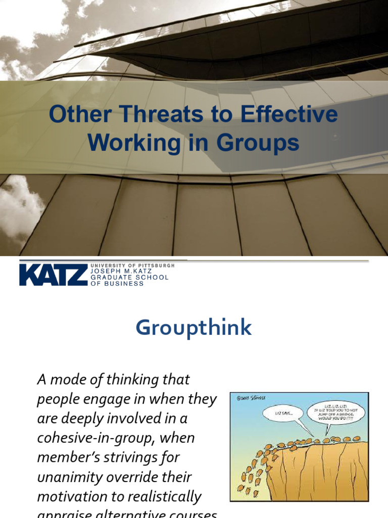 Group Decision Making and Cognitive Biases - Part 2 | PDF ...