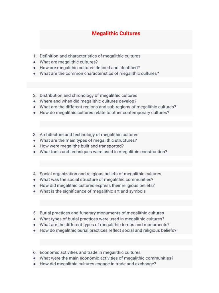 Megalithic Cultures & Painted | PDF | Pottery