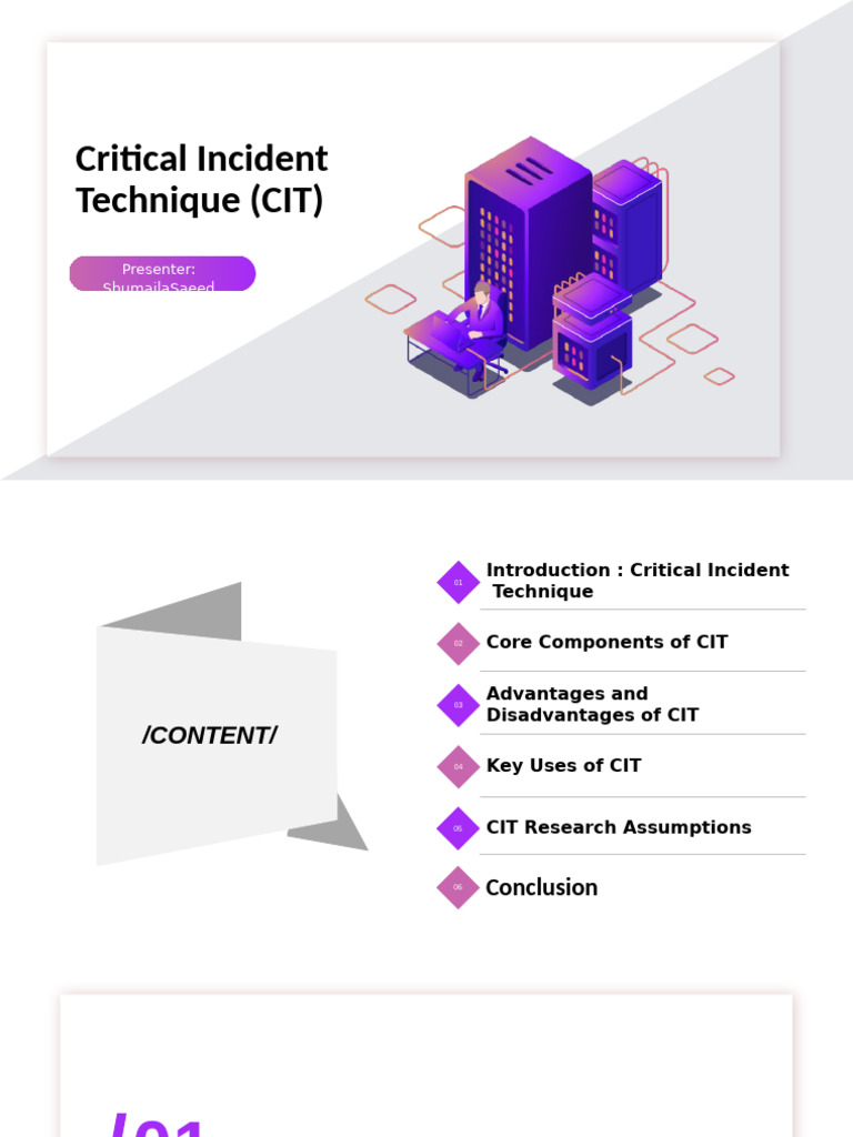 Critical Incident Technique (CIT) by Shumaila | PDF | Learning | Cognition