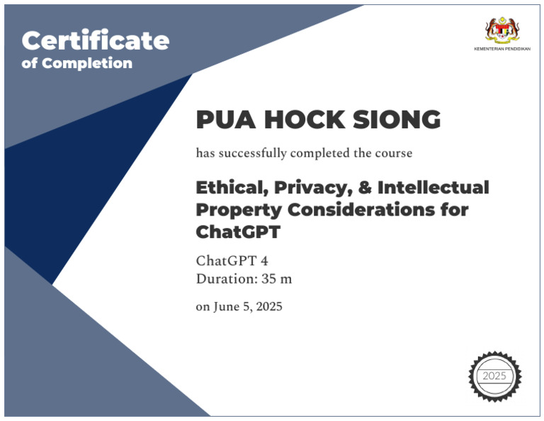 Ethical, Privacy, & Intellectual Property Considerations For ChatGPT | PDF