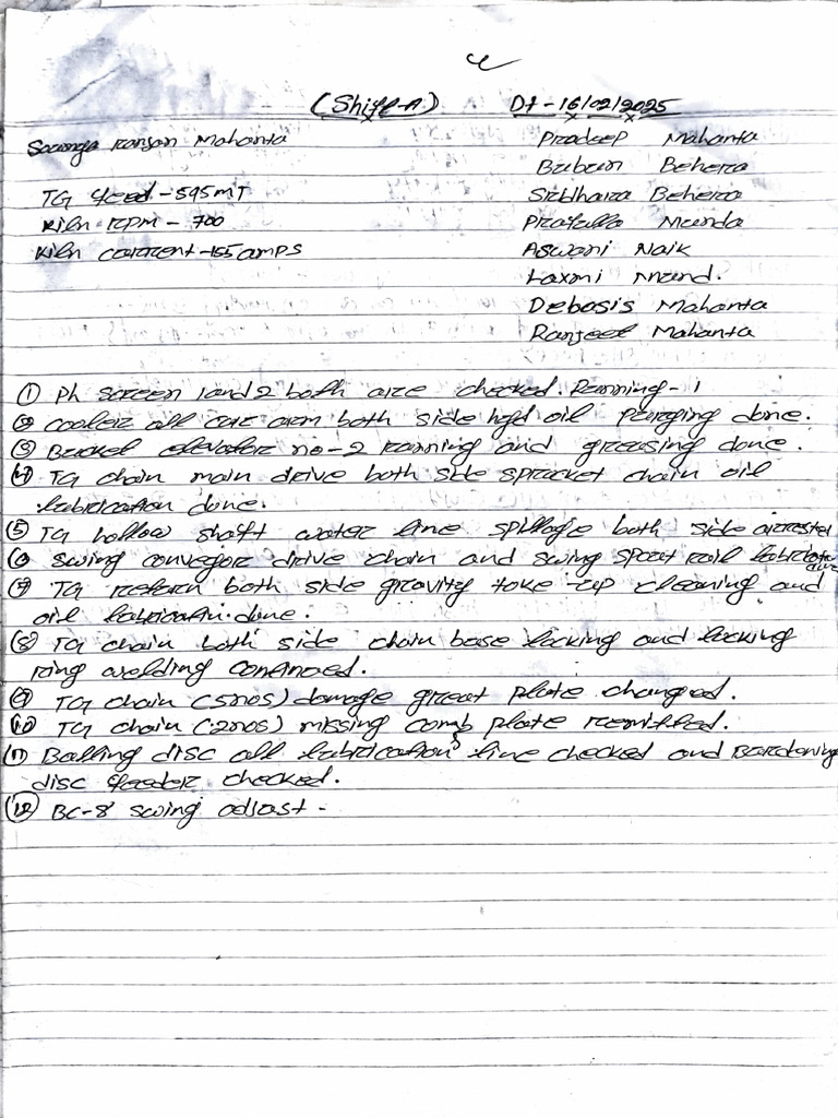 Mechanical Log Book 1 | PDF