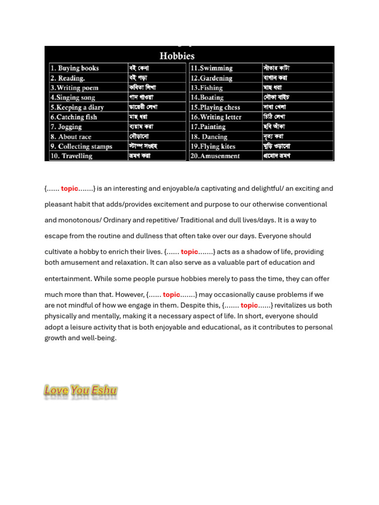 Paragraph-Hobby Type | PDF