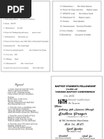 Sabbath School Program | PDF