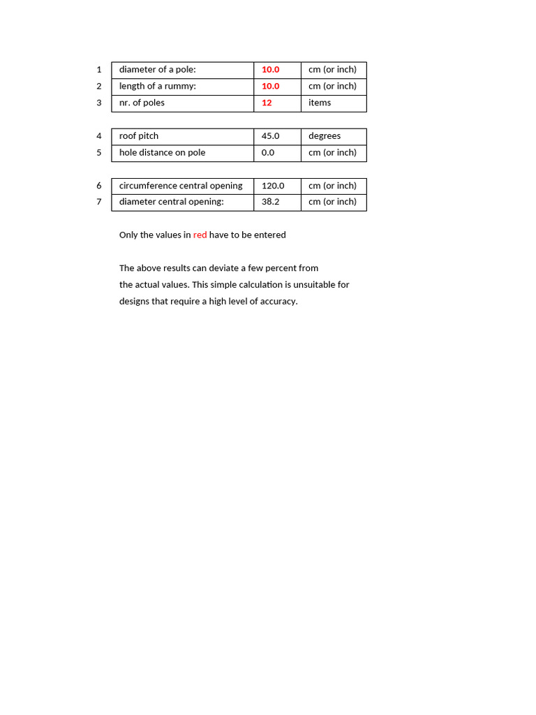 Reciprocal Roof Calculation Guide | PDF