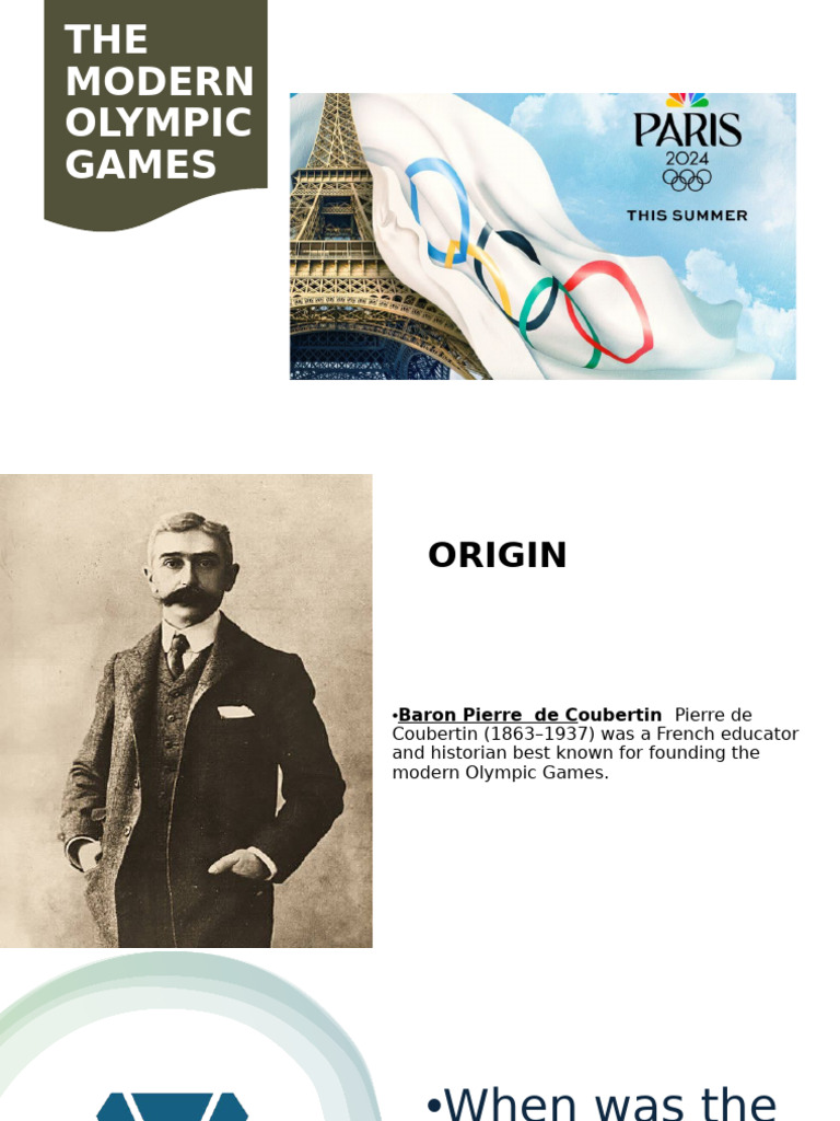 Modern Olypic Games Autosaved Autosaved | PDF | Paralympic Games | International Sports Competitions