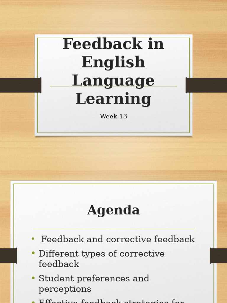 Corrective Feedback ELT Lesson | PDF | Learning | Human Communication