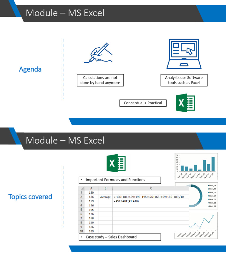 M2 - Excel For Data Analytics - Presentation | PDF