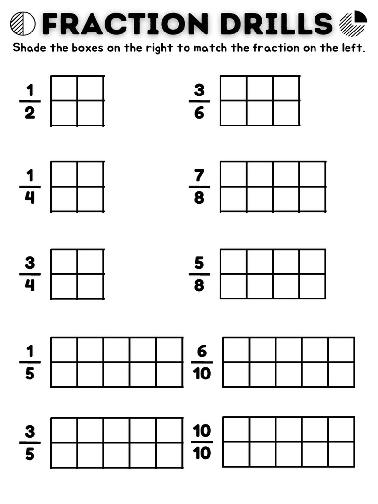 Fraction Drills | PDF