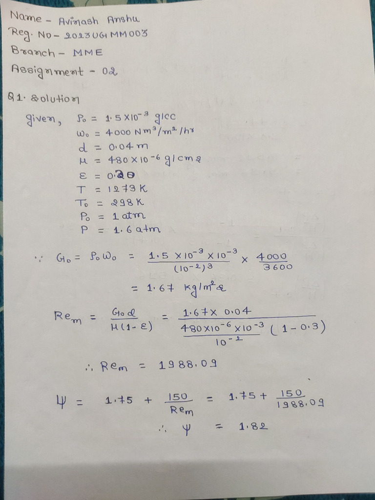 Iron Making Assignment 2 Solutions | PDF