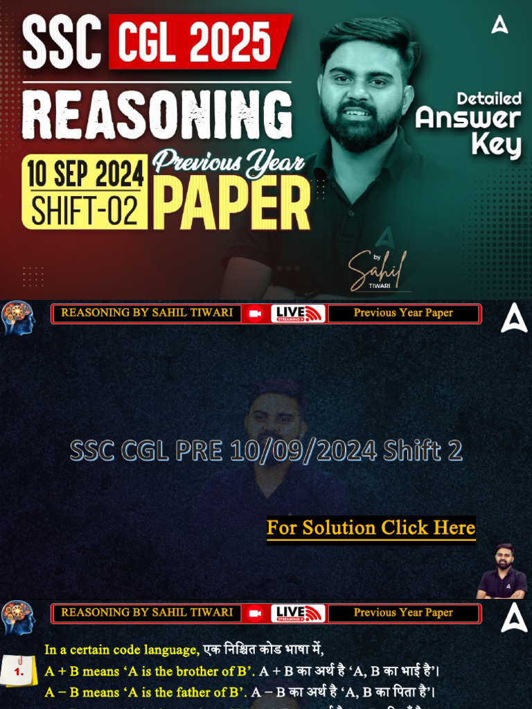 SSC CGL PRE 2024 Set 5 | PDF