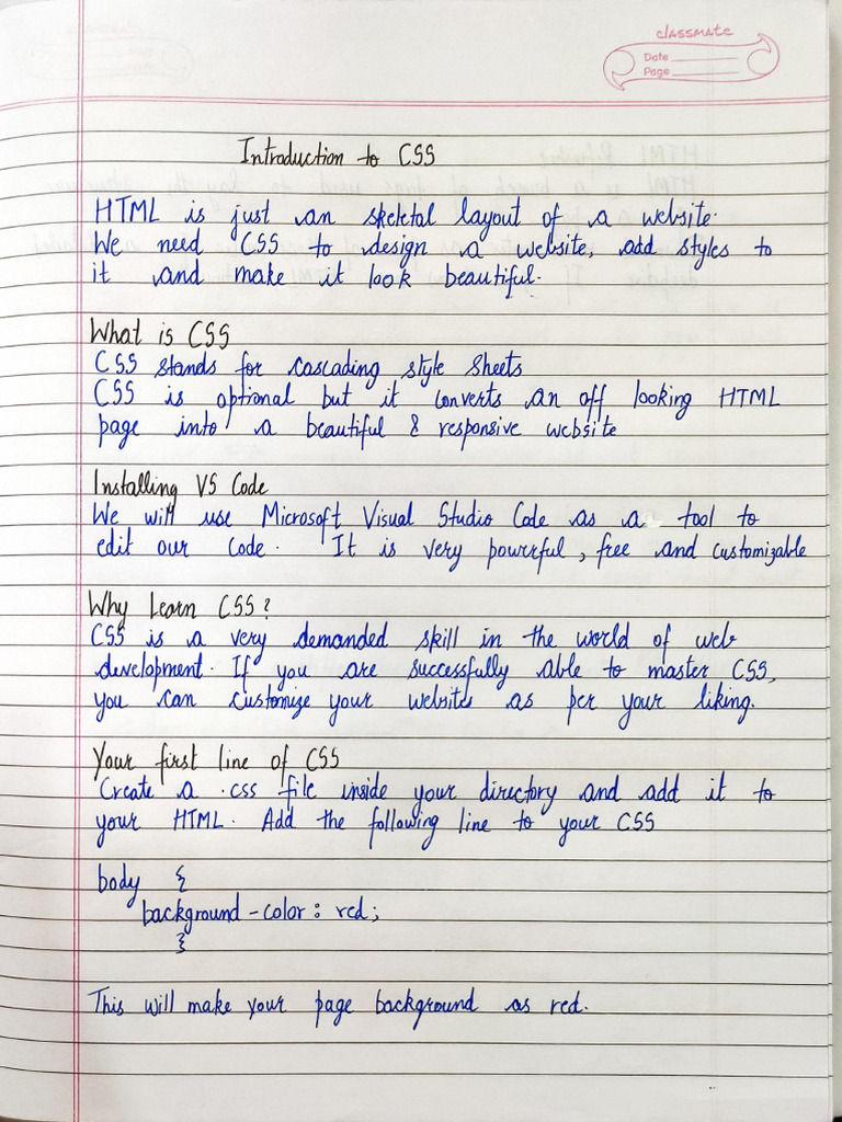 CSS Complete Notes | PDF