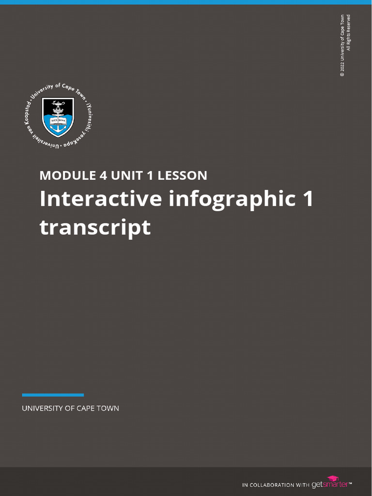 UCT OM M4U1 Interactive Infographic Transcript | PDF | Balance Sheet | Expense