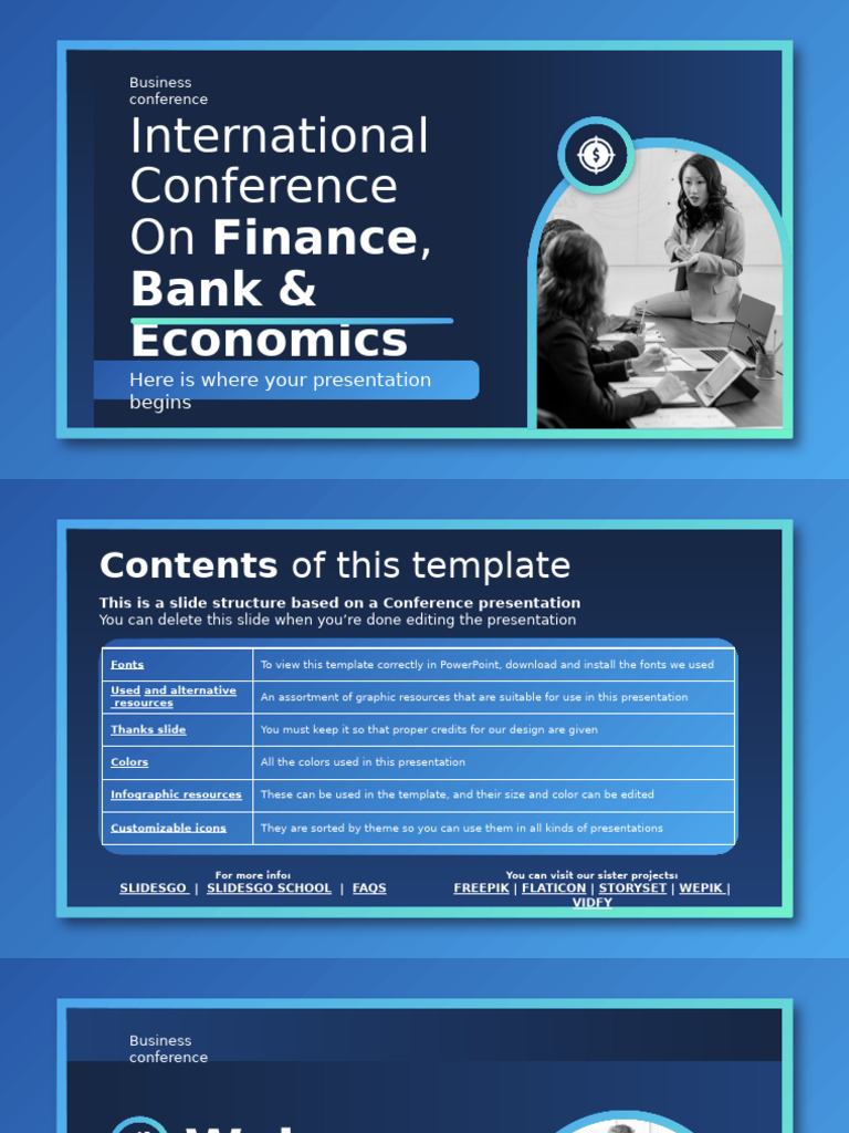 International Conference On Finance, Bank & Economics by Slidesgo | PDF ...