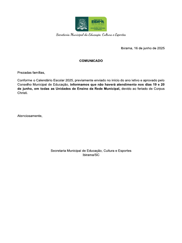 Bilhete Feriado 19 e 20 | PDF