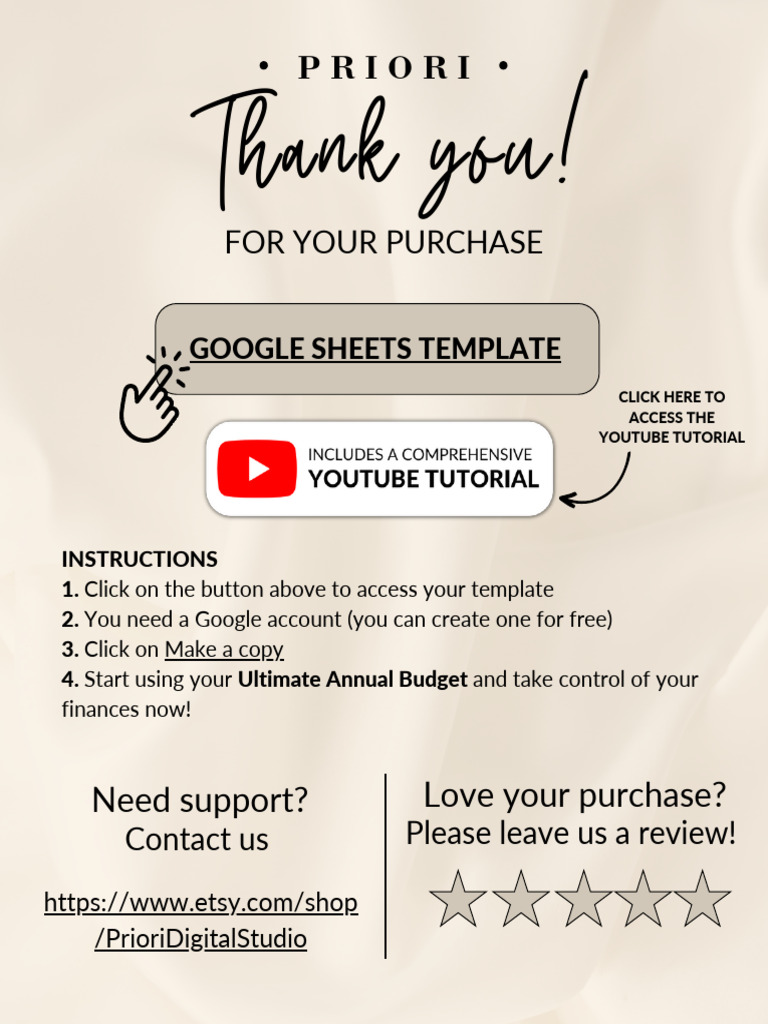 Google Sheets Access Link | PDF