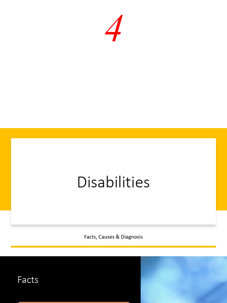 Understanding Disabilities: Facts & Types | PDF | Visual Impairment ...