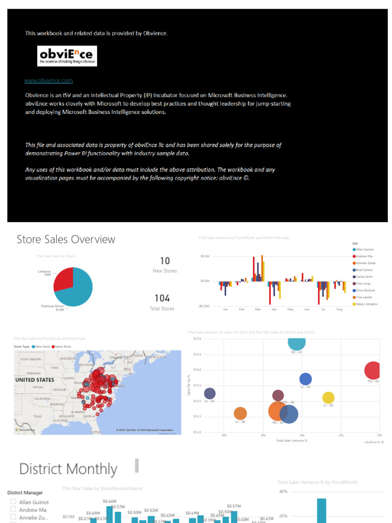Retail Analysis Sample Dataset Overview | PDF