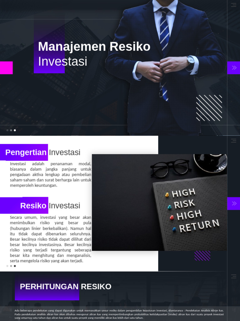 Manajemen Resiko Investasi | PDF