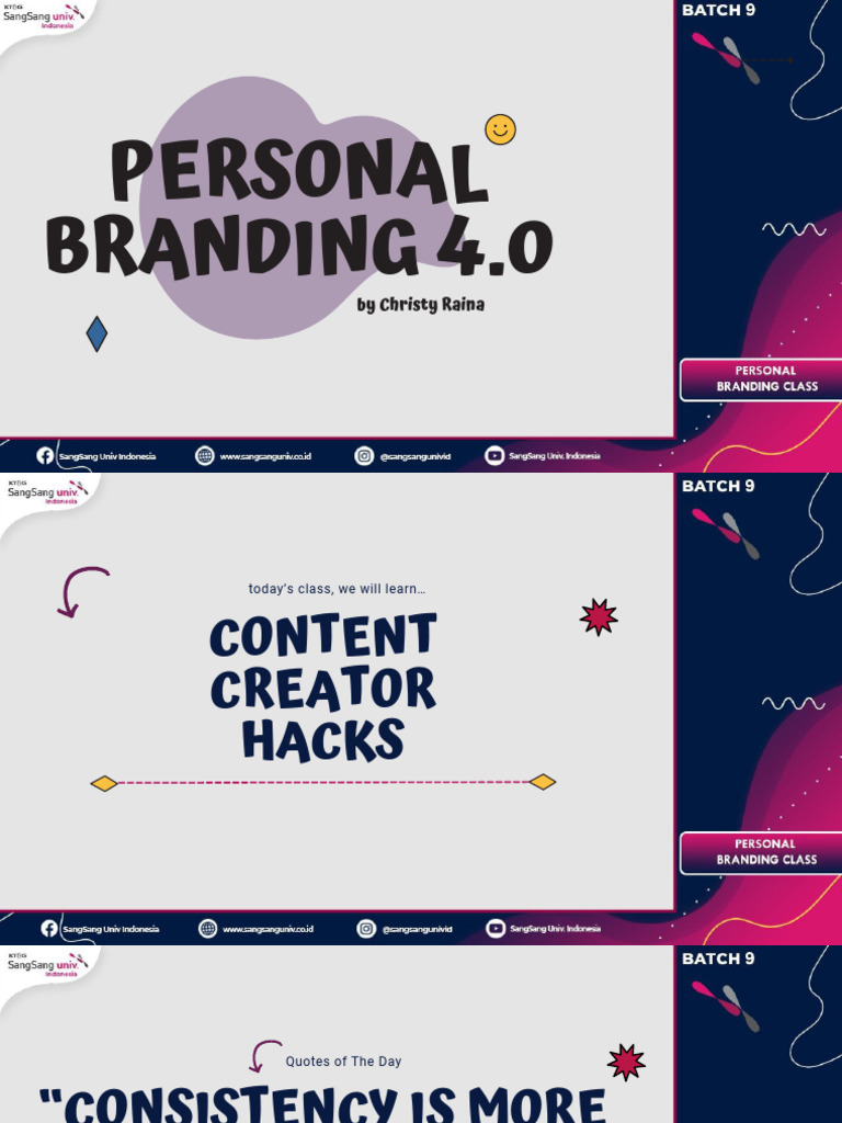 Personal Branding Strategies for Creators | PDF