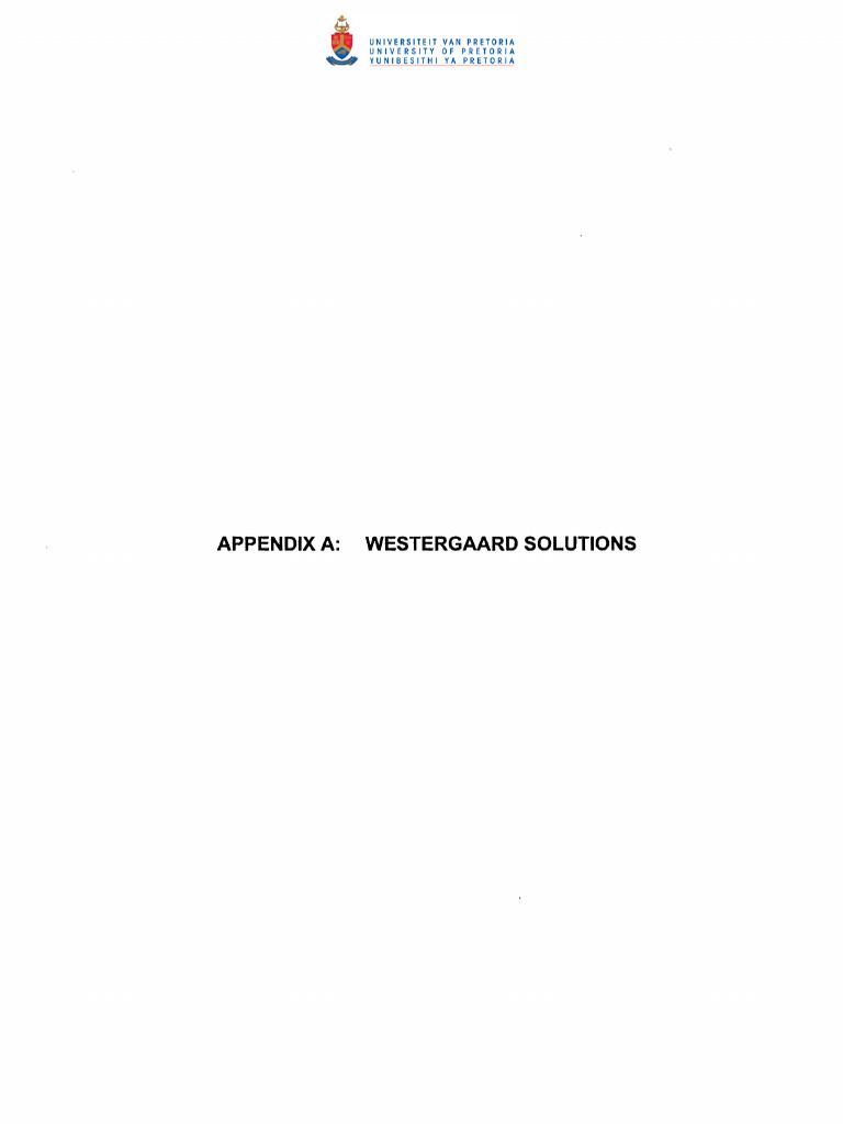 Westergaard Solutions for Pavement Design | PDF | Bending | Equations