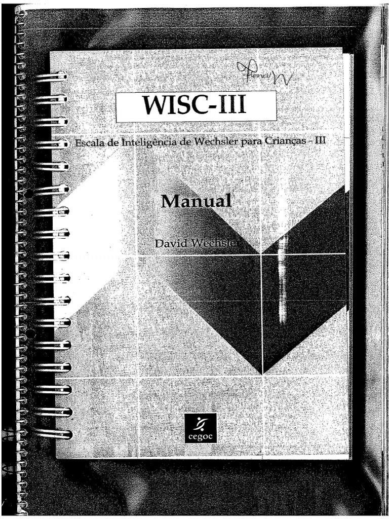 Wisc III Manual | PDF