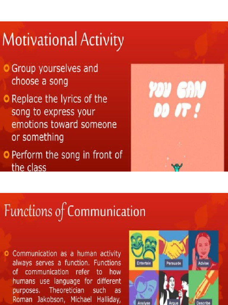 Oral Communication Abm 11, Function of Communication | PDF