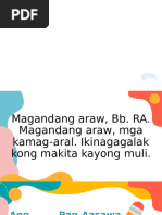 Mga Transitional Devices Sa Filipino | PDF