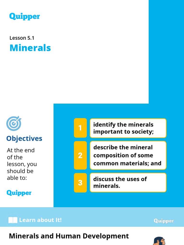 Earth Science SHS 5.1 Minerals | PDF | Minerals | Gemstone