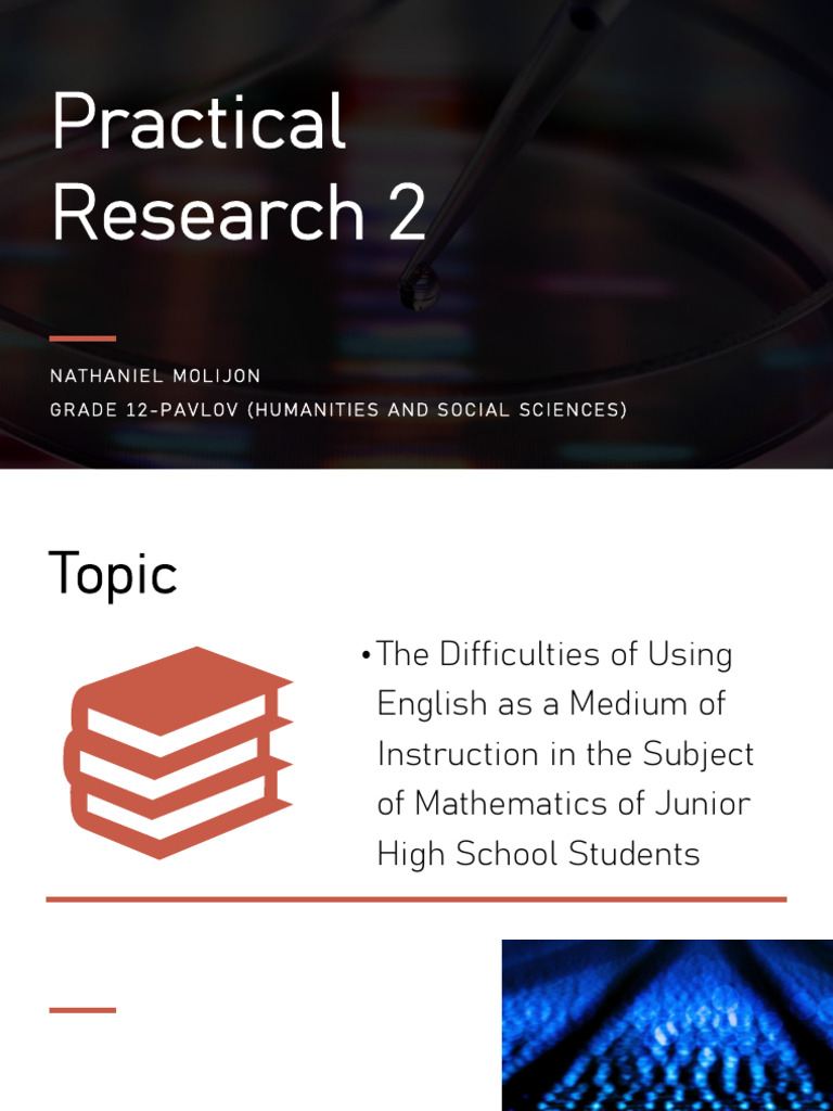 Research Title Presentation | PDF | Human Communication | Cognitive Science