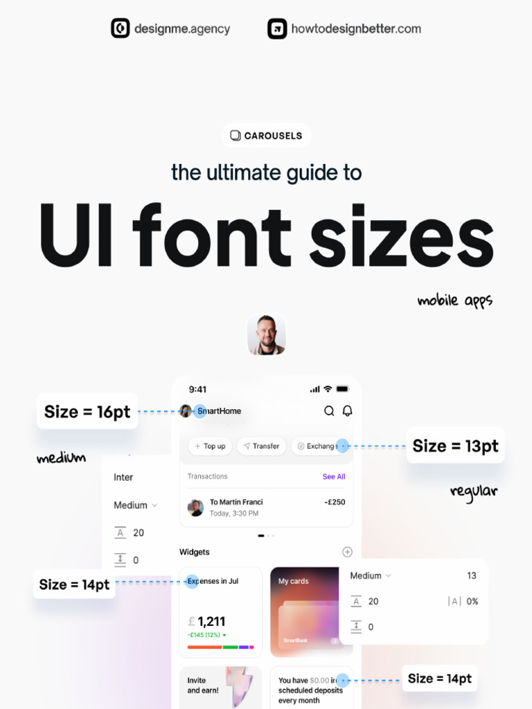 UI Font Sizes | PDF