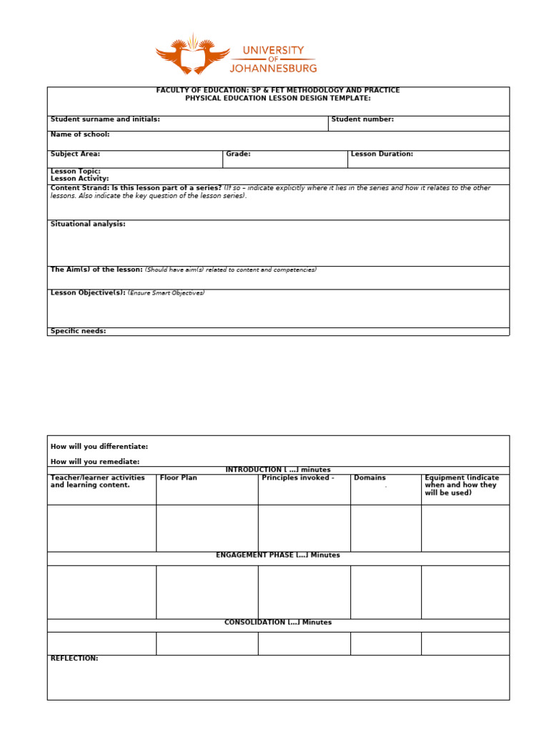 Adopted Pe Lesson Plan | PDF