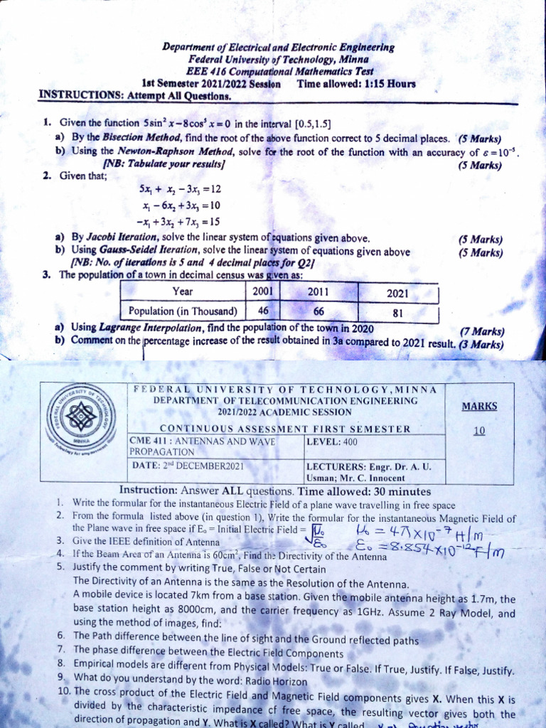 TEST Questions | PDF