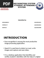 Smart Attendance System Project | PDF | Databases | Computing