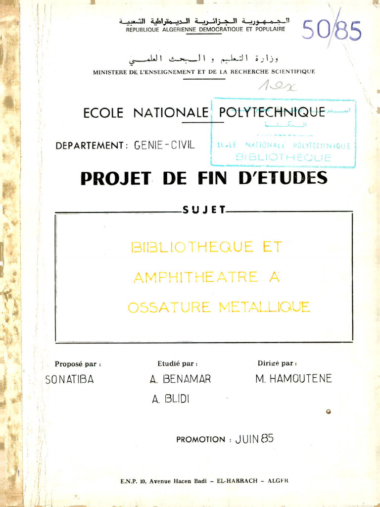 BENAMAR - Ahmed BLIDI - Abderrahmen | PDF