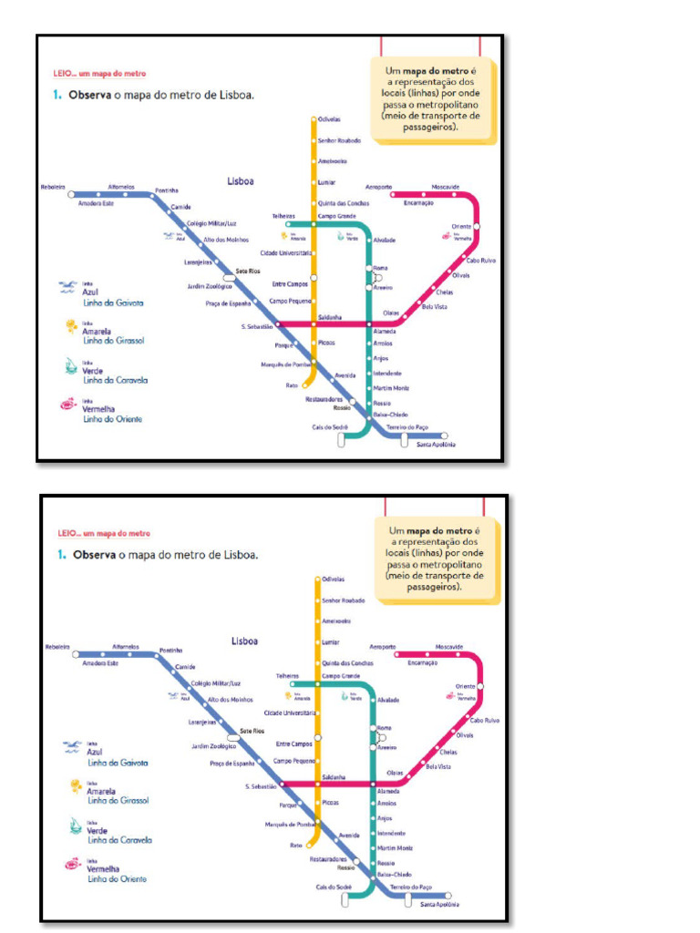 L2 - Mapa de Metro de Lisboa | PDF