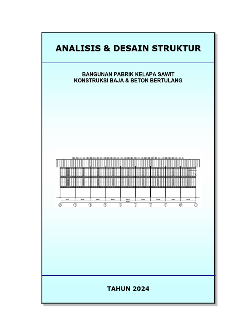 Laporan Perhitungan Struktur Pabrik | PDF