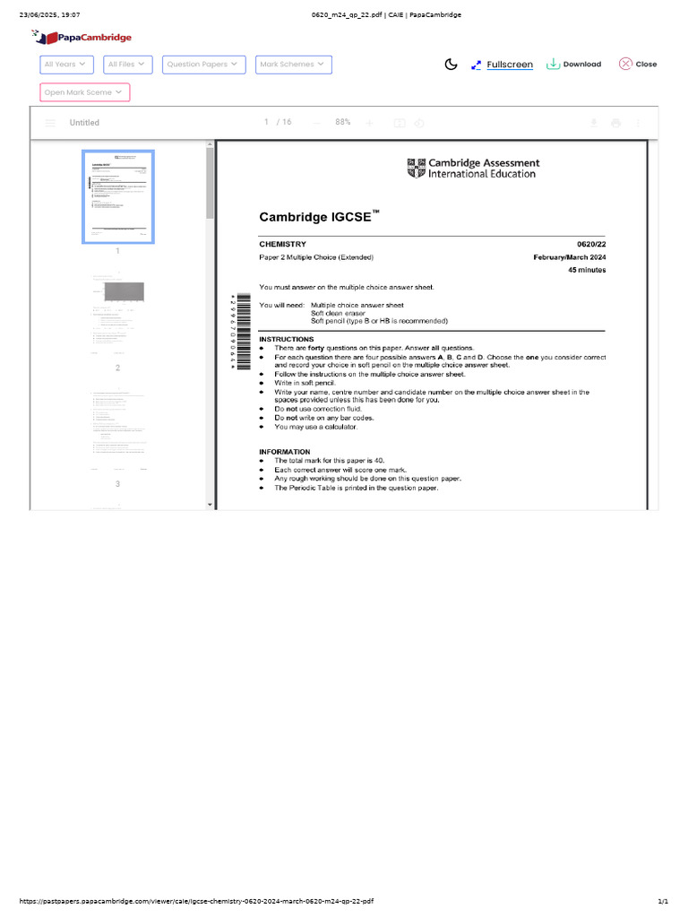 0620 m24 QP 22.PDF CAIE PapaCambridge | PDF