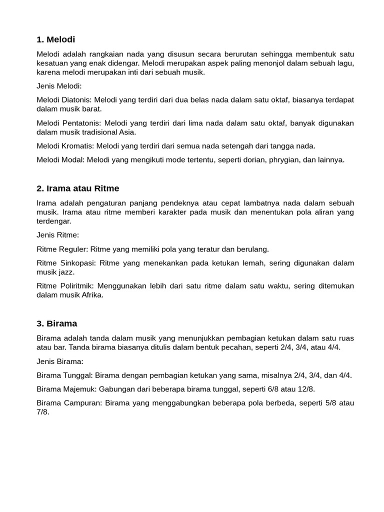 Unsur Musik dalam Komposisi Fuge | PDF