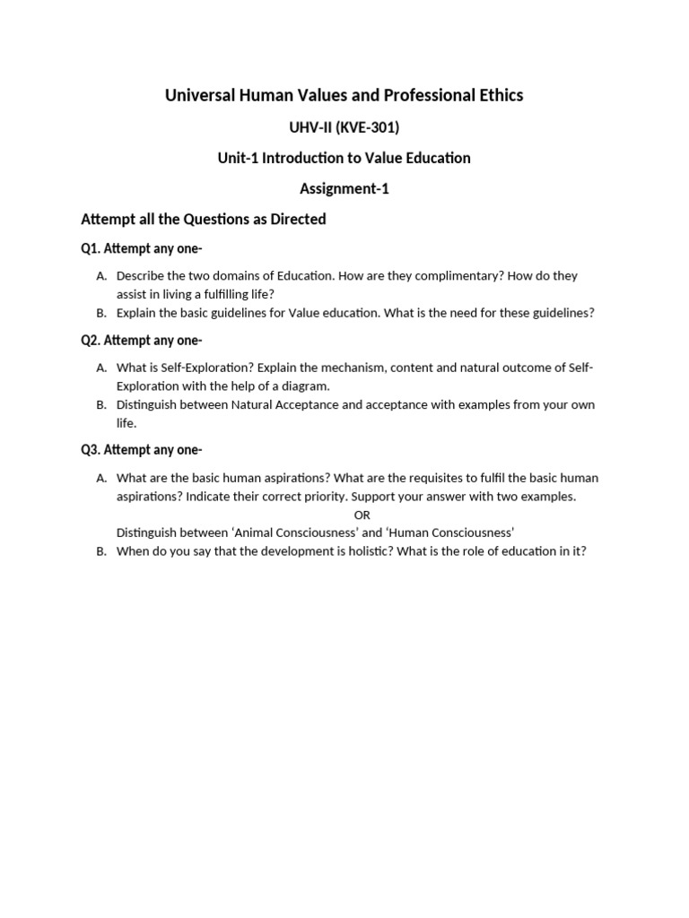 Unit 1 Assignment 1 | PDF