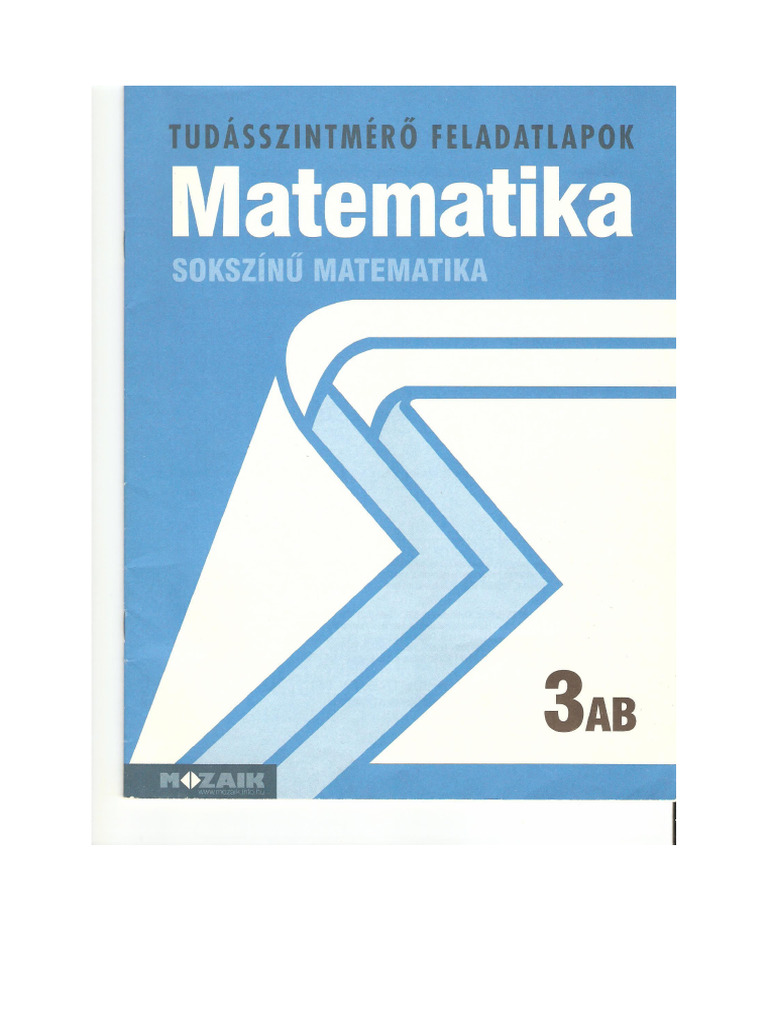 Matek 3ab Mozaik 3.sot | PDF