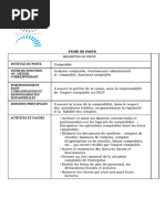 Modele Fiche de Poste Comptable Word Gratuit | PDF | Comptabilité ...