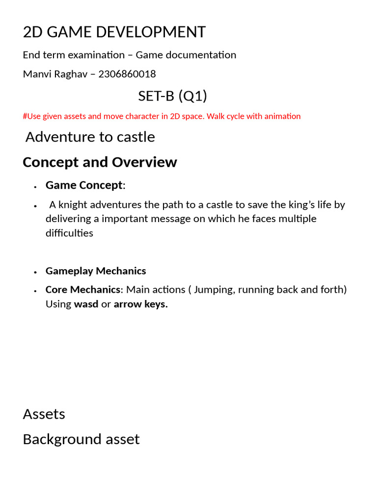 2d Game Development | PDF