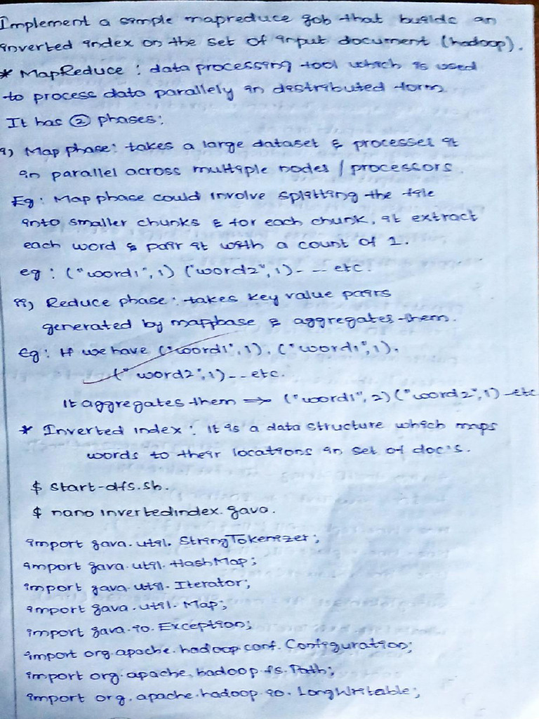 BDA Observation | PDF | Map Reduce | Apache Hadoop