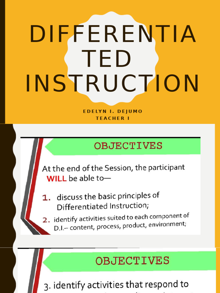 Differentiated Instruction | PDF