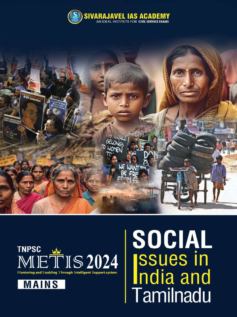 Social Issues in India and Tamil Nadu Compressed | PDF | Unemployment | Total Fertility Rate